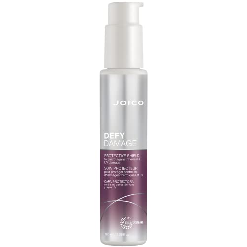 Defy Damage Protective Shield | For Damaged, Color-Treated Hair | Protect Against UV & Thermal Damage | Strengthen Bonds & Preserve Hair Color | With Moringa Seed & Arginine | 3.38 Fl Oz