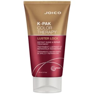 k-pak color therapy luster lock instant shine & repair treatment | for color-treated hair | boost color vibrancy | repair breakage | with keratin & argan oil | 5.1 fl oz