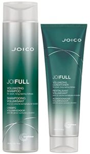 joico joifull volumizing shampoo & conditioner set | plush & long-lasting fullness | boost shine | for fine/thin hair