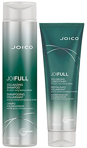 Joico JoiFULL Volumizing Shampoo & Conditioner Set | Plush & Long-Lasting Fullness | Boost Shine | For Fine/Thin Hair