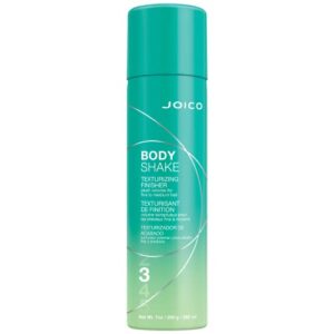 body shake texturizing finisher | for fine to medium hair | long-lasting volume & fullness | thermal heat, humidity, pollution, & uv protection | control frizz & flyaways | paraben free | 250ml