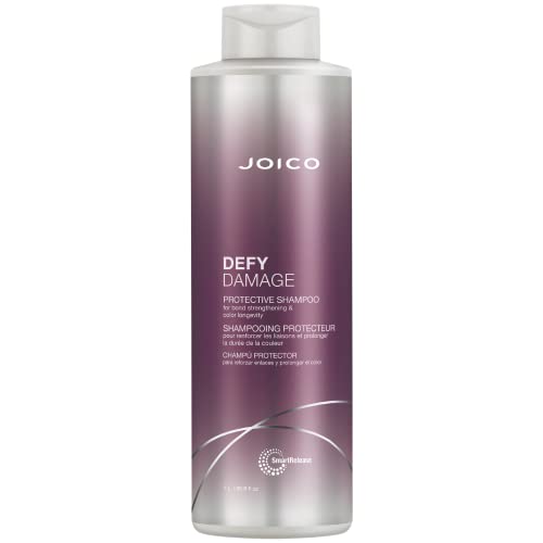 Defy Damage Protective Shampoo | For Color-Treated Hair | Strengthen Bonds & Preserve Hair Color | With Moringa Seed Oil & Arginine | 33.8 Fl Oz