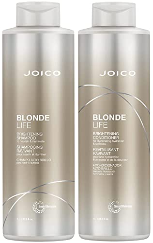 Joico Blonde Life Brightening Shampoo and Conditioner Set, 33.8 Fl Oz (Pack of 2)