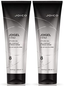 joigel firm styling gel | for most hair types | add body and volume | lock in moisture & boost shine | thermal heat & humidity protection | protect against pollution | 8.5 fl oz (pack of 2)