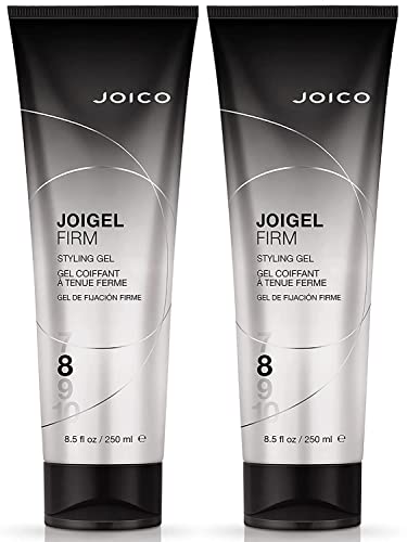 JoiGel Firm Styling Gel | For Most Hair Types | Add Body and Volume | Lock In Moisture & Boost Shine | Thermal Heat & Humidity Protection | Protect Against Pollution | 8.5 Fl Oz (Pack of 2)