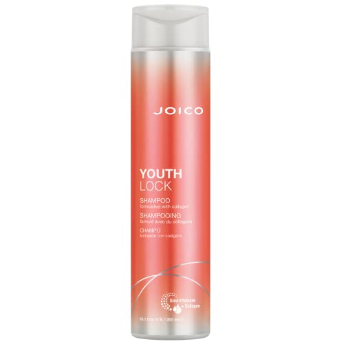 YouthLock Shampoo Formulated With Collagen | Youthful Body & Bounce | Reduce Breakage & Frizz | Soften & Detangle Hair | Boost Shine | Sulfate Free | With Arginine | 10.1 Fl Oz