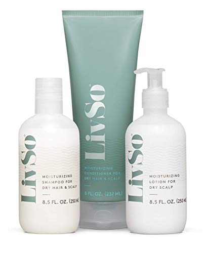 LivSo Moisturizing Shampoo - Dermatologist Created - Moisturizes Hair & Scalp - Naturally Derived - Fresh Feel Product - A Little Bit of LivSo Goes a Long Way