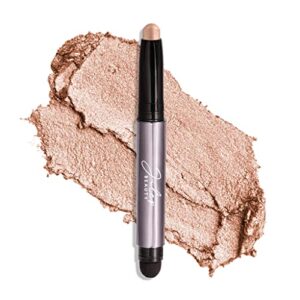 julep eyeshadow 101 crème to powder waterproof eyeshadow stick, champagne shimmer