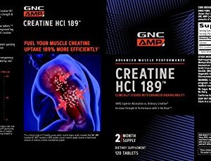 GNC AMP HCl 189, 120 Tablets