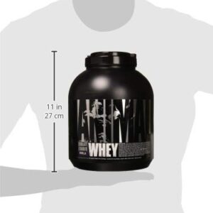 Animal Whey Isolate Whey Protein Powder – Isolate Loaded for Post Workout and Recovery – Low Sugar with Highly Digestible Whey Isolate Protein - Vanilla - 4 Pound (Pack of 1) (Packaging May Vary)