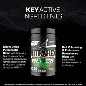 Nitraflex Black, Extreme Pre-Training Formula, 40 Servings (Green Apple)