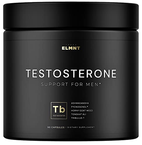 21,800mg Testosterone Booster for Men 8X Strength w. Ashwagandha, Tongkat Ali, Pycnogenol, Tribulus - Total T Male Enhancing Test Booster + Muscle Builder Workout Testosterone Supplement for Men