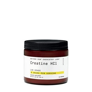 beyond raw chemistry labs creatine hcl powder | improves muscle performance | 60 servings