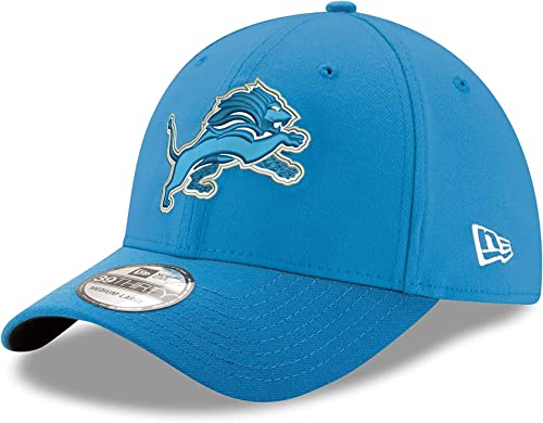 New Era NFL Team Classic 39THIRTY Stretch Flex Fit Hat Cap (as1, Alpha, l, x_l, Detroit Lions)