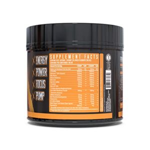 Huge Supplements Wrecked Pre-Workout Powder, 30G+ Ingredients Per Serving to Boost Energy, Pumps, and Focus with L-Citrulline, Beta-Alanine, Hydromax, L-Tyrosine, and No Useless Fillers (40 Servings)