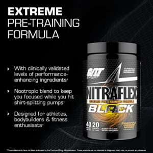 Nitraflex Black, Extreme Pre-Training Formula, 40 Servings (Watermelon Dragonfruit)