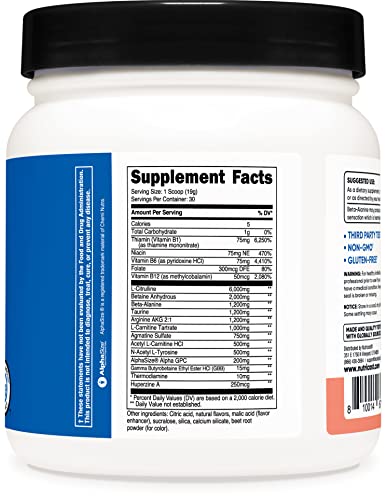 Nutricost Stim-Free Pre-Workout, 30 Servings (Pink Lemonade) - Caffeine Free, Stimulant Free, Non-GMO, Gluten Free