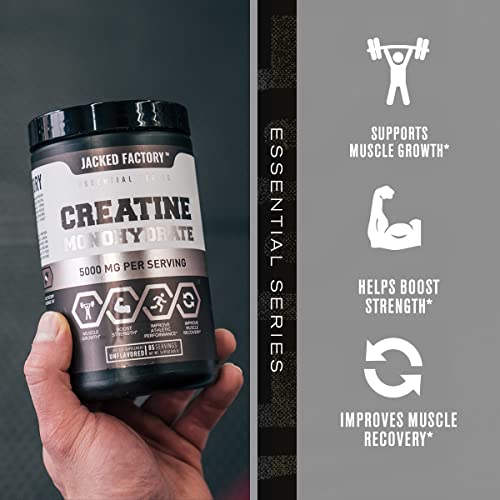 Nitrosurge Pre-Workout & Creatine Monohydrate - Pre Workout Powder with Creatine for Muscle Growth, Increased Strength, Endless Energy, Intense Pumps - Arctic White Preworkout & Unflavored Creatine