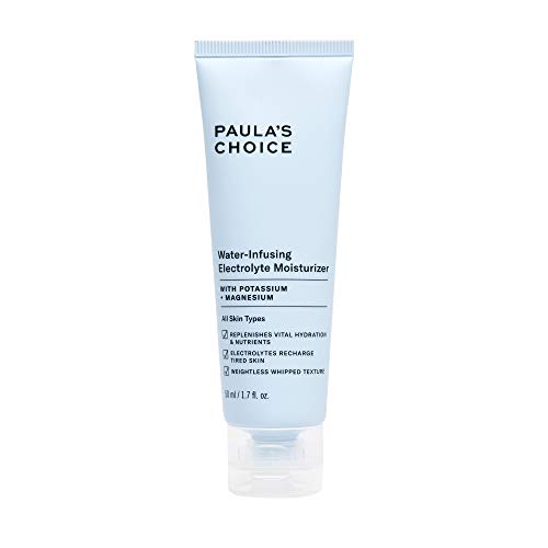 Paula's Choice Water-Infusing Electrolyte Face Moisturizer, Lightweight Deep Hydration for All Skin Types Including Dry and Acne-Prone Skin, 1.7 Ounces