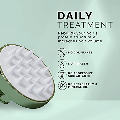 Scalp Energizer, Stimulating Scalp Massager, Deep-Reach Hair Follicle Energizer, Easy-Grip Hypoallergenic Soft Silicon Head Massager for Healthy,Strong Hair, 6x6 cm - Kera Health