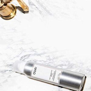 OUAI Heat Protection Spray. An Incredible Multi-Purpose Priming Spray that Provides Heat Protection against heat & styling tools up to 450 degrees Fahrenheit. Great for Colored Hair and All Hair Types