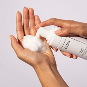 OUAI Air Dry Foam. Wash and Wear Mousse for Perfect Air-Dried Waves. Packed with Kale and Carrot Extract to Condition, Protect and Detangle Hair. Free from Parabens, Sulfates and Phthalates. (4 oz)