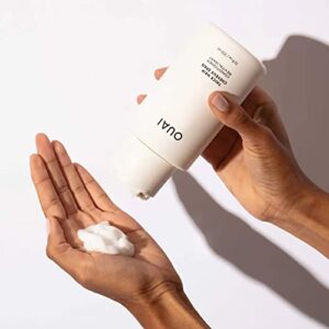 OUAI Thick Conditioner. Strengthening Keratin, Marshmallow Root, Shea Butter and Avocado Oil Nourish Dry, Thick Hair and Calm Frizz. Free from Parabens, Sulfates and Phthalates (10 oz)