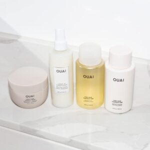 OUAI Fine/Medium Treatment Masque Full Size + Medium Shampoo + Medium Conditioner