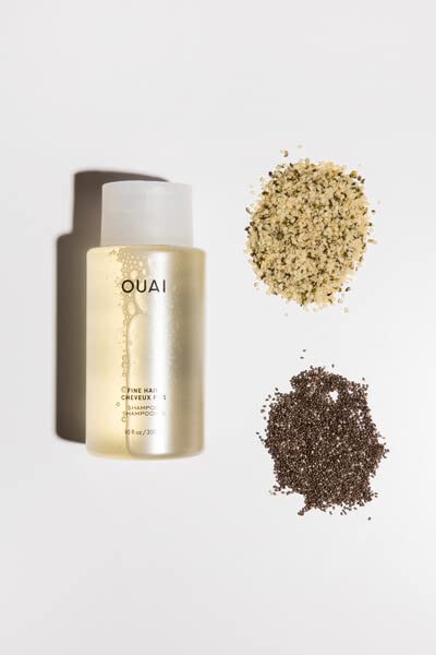 OUAI Fine/Medium Treatment Masque Full Size + Medium Shampoo + Medium Conditioner