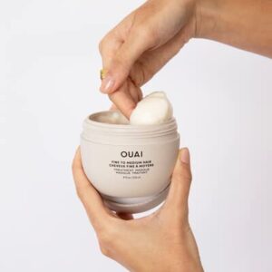 OUAI Fine/Medium Treatment Masque Full Size + Medium Shampoo + Medium Conditioner