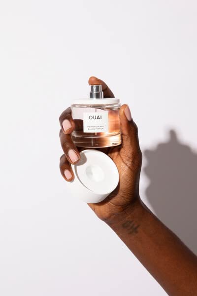 OUAI Melrose Place Eau de Parfum. An Elegant Perfume Perfect for Everyday Wear. The Fresh Floral Scent has Notes of Champagne, Bergamot and Rose, and Delicate Hints of Cedawrood and Lychee (1.7 oz)