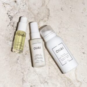 OUAI- Leave In Conditioner Travel Size, Super Dry Shampoo Travel Size, Wave Spray Travel Size