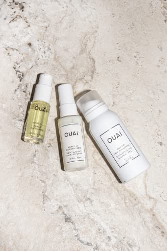 OUAI- Leave In Conditioner Travel Size, Super Dry Shampoo Travel Size, Wave Spray Travel Size