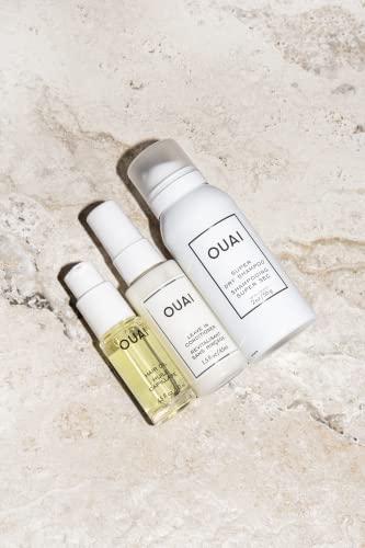 OUAI- Leave In Conditioner Travel Size, Super Dry Shampoo Travel Size, Wave Spray Travel Size