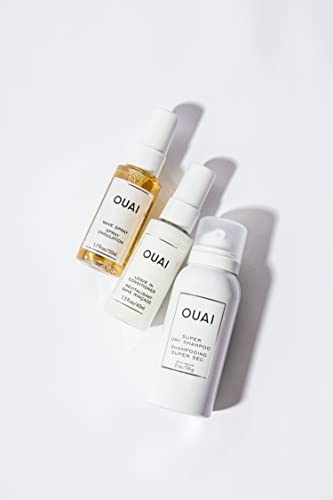 OUAI- Leave In Conditioner Travel Size, Super Dry Shampoo Travel Size, Wave Spray Travel Size