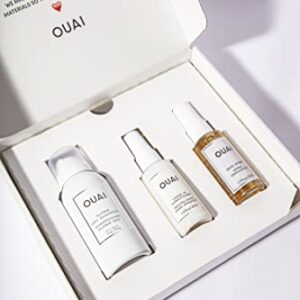 OUAI- Leave In Conditioner Travel Size, Super Dry Shampoo Travel Size, Wave Spray Travel Size