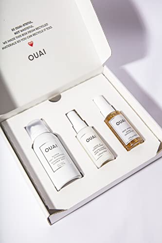 OUAI- Leave In Conditioner Travel Size, Super Dry Shampoo Travel Size, Wave Spray Travel Size