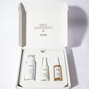 OUAI- Leave In Conditioner Travel Size, Super Dry Shampoo Travel Size, Wave Spray Travel Size