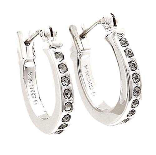 COACH Sterling Silver Pierce Hanging Earrings F54497