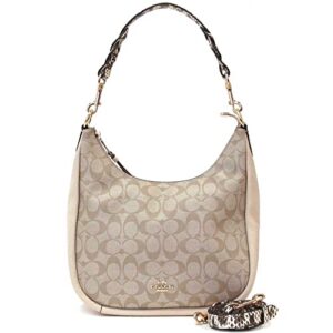 coach jules hobo bag in signature canvas