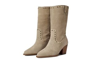 coach pheobe suede bootie oat 6 b (m)