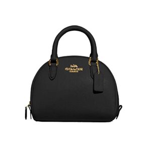 coach women’s sydney satchel (black)