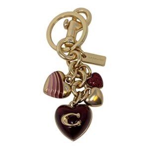 COACH Signature Heart Cluster Bag Charm Style No. CF008