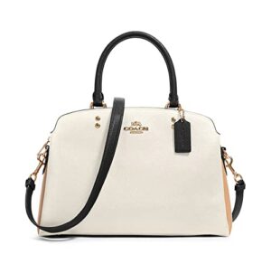 coach woman lillie carryall colorblock signature