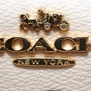 COACH Sydney Satchel With Heart Cherry Print in Chalk/Multi