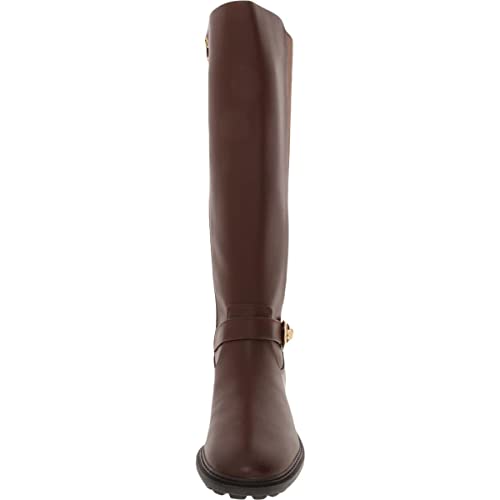 COACH Farrah Leather Boot Walnut 7.5 B (M)