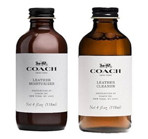 coach leather handbag moisturizer and cleaner set