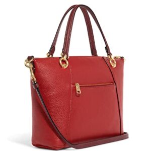 COACH Women's Kacey Satchel Crossbody, Red Apple Multi