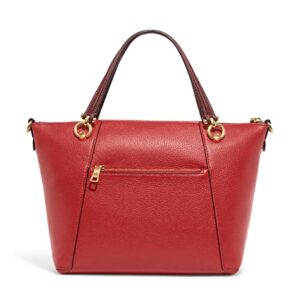 COACH Women's Kacey Satchel Crossbody, Red Apple Multi