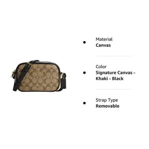 COACH Women's Mini Jamie Camera Bag (Khaki - Black)